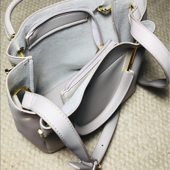 Noir Luxe | Bags | Noir Luxe Small Classic Handbag Bone | Poshmark